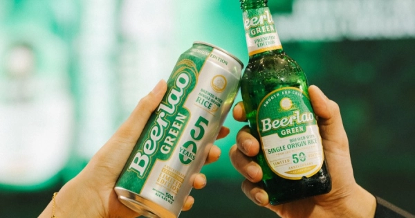 What makes taste of Beerlao famous around the world?